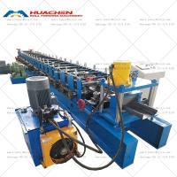 China 15m/min Door Frame Roll Forming Machine Hydraulic With Motor Pump And PLC for sale