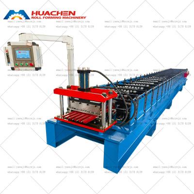 China Single Layer Trapezoidal Sheet Metal Machines For 0.3-0.8mm Thickness for sale