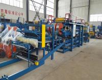 China Double Metal Foam Sandwich Panel Roll Forming Machine Heat Retaining Sheet Machine for sale
