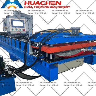China Metal Roof Roll Forming Machine For Speed Production 15m/min 70mm Shaft Diameter for sale