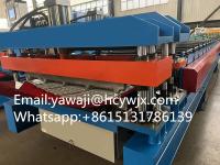 China Metal Roof Roll Forming Machine For Speed Production 15m/min 70mm Shaft Diameter for sale