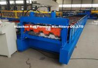 China Galvanized Metal Deck Roll Forming Machine Mexico Style 1219mm Material Width for sale