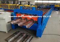 China Galvanized Metal Deck Roll Forming Machine Mexico Style 1219mm Material Width for sale