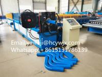 China Roof Gutter Downspout Elbow Machine Rain Steel Downspout Roll Forming Machine With Elbow for sale
