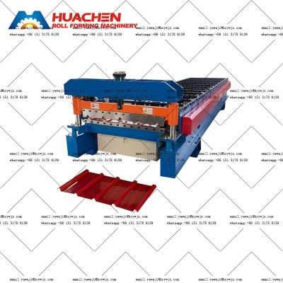China Customisable Big Span Roof Roll Forming Machinery With 70mm Shaft Diameter And 380v 50Hz 3phases Voltage for sale
