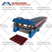 China Fashionable Double Deck Roof Roll Forming Machine High Speed for sale