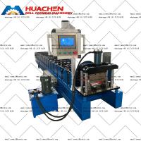 China Durable Hydraulic Roof Roll Forming Machine With 0.3-0.6mm Material Thickness And CR12 Cutter Material for sale
