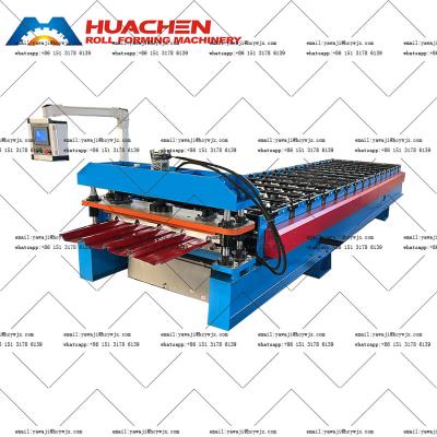 China 380v 50Hz 3 Phases Ibr Aluminum Steel Roof Roll Forming Machine With Durable Rollers for sale