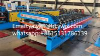China 380v 50Hz 3 Phases Ibr Aluminum Steel Roof Roll Forming Machine With Durable Rollers for sale