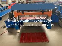China Chain Drive Long Span Color Roof Roll Forming Machine With 380v 50Hz 3 Phases Voltage for sale