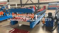 China Chain Drive Long Span Color Roof Roll Forming Machine With 380v 50Hz 3 Phases Voltage for sale