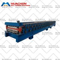 China 1250mm Material Width Double Deck Roll Forming Machine with 380v 50Hz 3 phases Electrical System for sale
