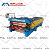 China Affordable Chain Drive Double Deck Roll Forming Machine Voltage 380v 50Hz 3 Phases for sale