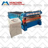 China Economical Double Deck Roll Forming Machine With Total Power Of 5.5 5.5KW for sale
