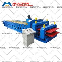 China PPGI / GI Double Deck Roll Forming Machine For 0.3-0.6mm Thickness for sale