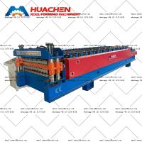 China 1250mm Material Width Double Deck Roll Forming Machine With Advanced CR12 Cutter Material for sale