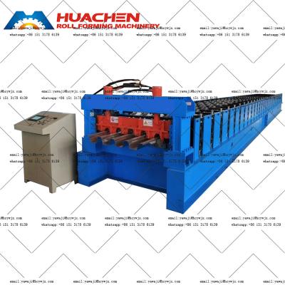 China Long Service Life Floor Deck Profile Making Corrugated Roof Sheet Roll Forming Machine for sale
