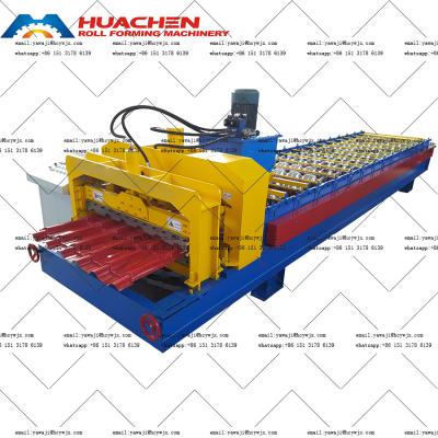 China PPGI / GI Automatic Roofing Glazed Tile Roll Forming Machine for sale