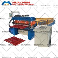 China 1050mm Automatic Type Glazed Tile Cold Roll Forming Machine for sale