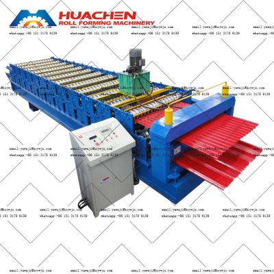 China Double Deck PPGI / GI Metal Roof Rolling Machines for sale