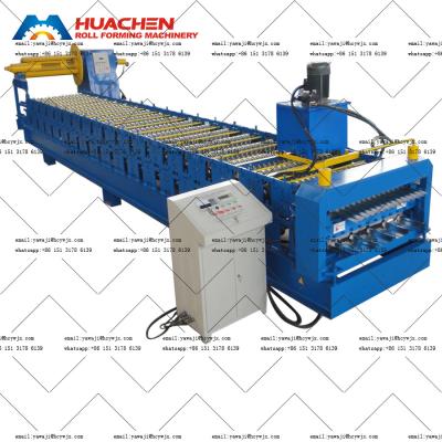 China 1000mm 18Stations Double Layer Roll Forming Machine 3phases for sale