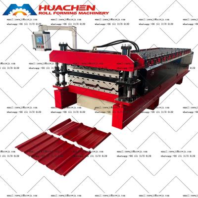 China 915mm Roman Glazed Tile Double Layer Roll Forming Machine for sale