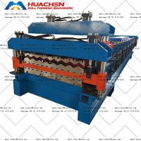 China Roof Sheet Double Steel Deck Roll Forming Machine for sale