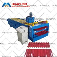 China Roofing Sheet Metal PPGI / GI Double Layer Roll Forming Machine for sale