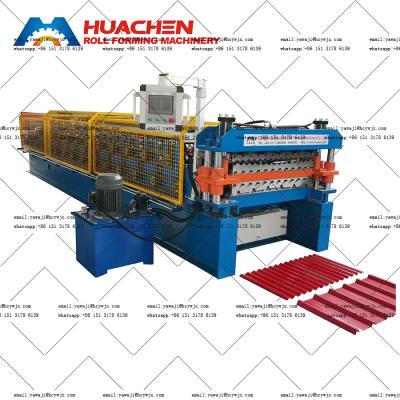 China PPGI / GI Steel Profile Double Deck Roll Forming Machine for sale