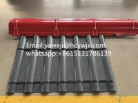 China 400mm 45# Steel Ridge Cap Roll Forming Machine Roof Tile Roll Forming Machine for sale