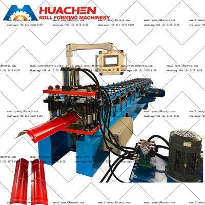 China 3 Phase 400mm Color Steel Sheet Cap Forming Machine / Roll Form Equipment for sale