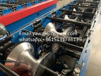China 0.3mm - 0.8mm High Speed Ridge Cap Roll Forming Machine 380V 50HZ 3 for sale