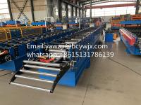 China 0.3mm - 0.8mm High Speed Ridge Cap Roll Forming Machine 380V 50HZ 3 for sale