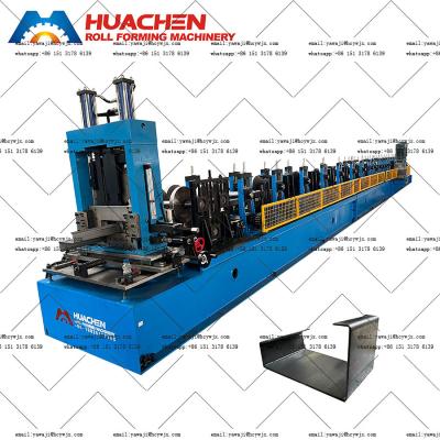 China C60-250 Automatically C Channel Machine Light C Purlin Roll Forming Machine for sale