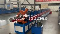 China Rain Water Cr12 steel Gutter Roll Forming Machine With 18 Rows for sale