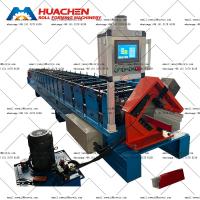 China Galvanized Ridge Roofing Gutter Roof Panel Roll Forming Machine 410mm Width for sale