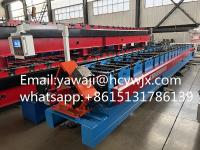 China Galvanized Ridge Roofing Gutter Roof Panel Roll Forming Machine 410mm Width for sale