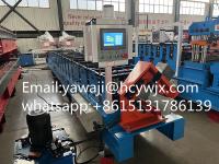 China Galvanized Ridge Roofing Gutter Roof Panel Roll Forming Machine 410mm Width for sale