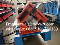 China Galvanized Ridge Roofing Gutter Roof Panel Roll Forming Machine 410mm Width for sale