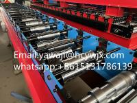 China Galvanized Ridge Roofing Gutter Roof Panel Roll Forming Machine 410mm Width for sale