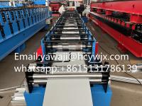 China Galvanized Ridge Roofing Gutter Roof Panel Roll Forming Machine 410mm Width for sale