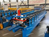 China 3 Phase Wall Sheet Wall Panel Roll Forming Machine PLC Control System for sale