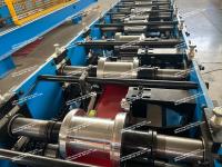 China 3 Phase Wall Sheet Wall Panel Roll Forming Machine PLC Control System for sale