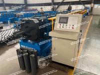 China 45# Steel Round Downspout Roll Forming Machine With Electric Control System for sale