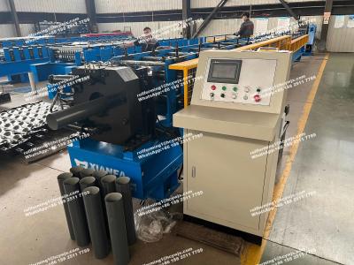 China 45# Steel Round Downspout Roll Forming Machine With Electric Control System for sale