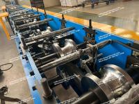 China 45# Steel Round Downspout Roll Forming Machine With Electric Control System for sale