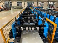 China Rainspout Downspout Roll Forming Machine Hydrulic Cutting 100mm Or Customized Diameter for sale