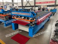 China High Speed Chain Transmission Corrugated Forming Machine For Wall And Siding Panel for sale