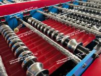 China High Speed Chain Transmission Corrugated Forming Machine For Wall And Siding Panel for sale