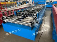 China Steel Silo PPGI Corrugated Roll Forming Machine For 0.7mm Roof Sheet for sale